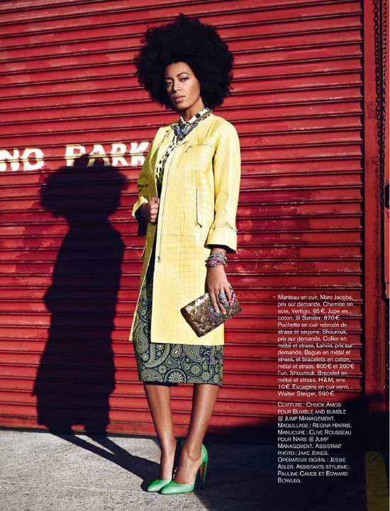 Solange Shows Off True Style In July 2012 Issue Of Glamour France – The ...